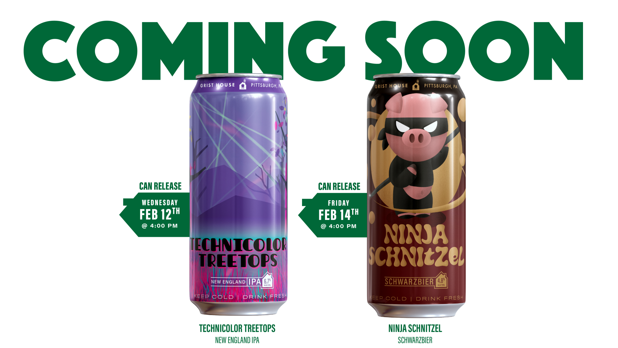 Beer Coming Soon - Grist House Craft Brewery